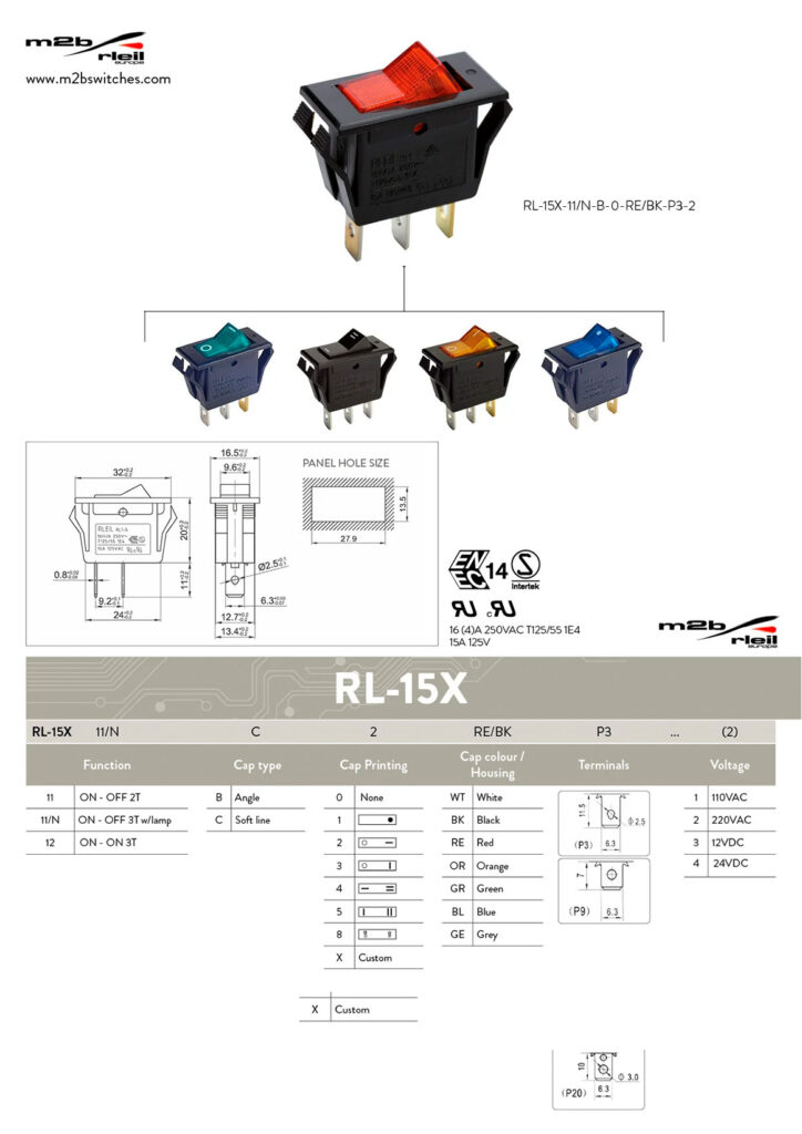 RL-15X Switch - m2b Switches