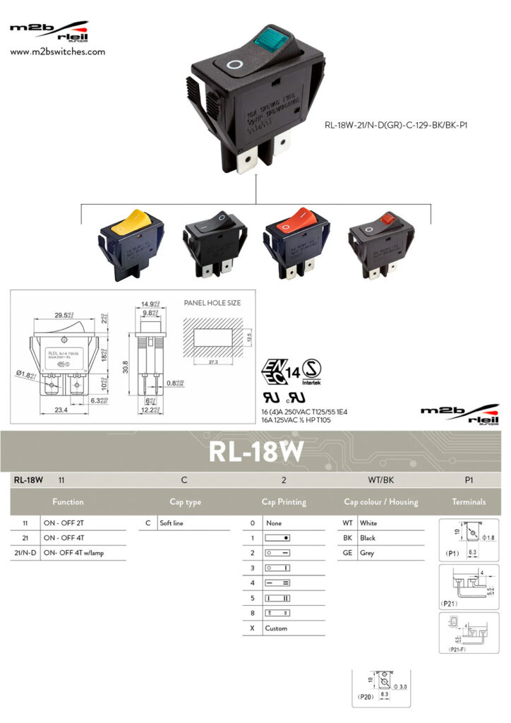 RL-18W Switch - m2b Switches