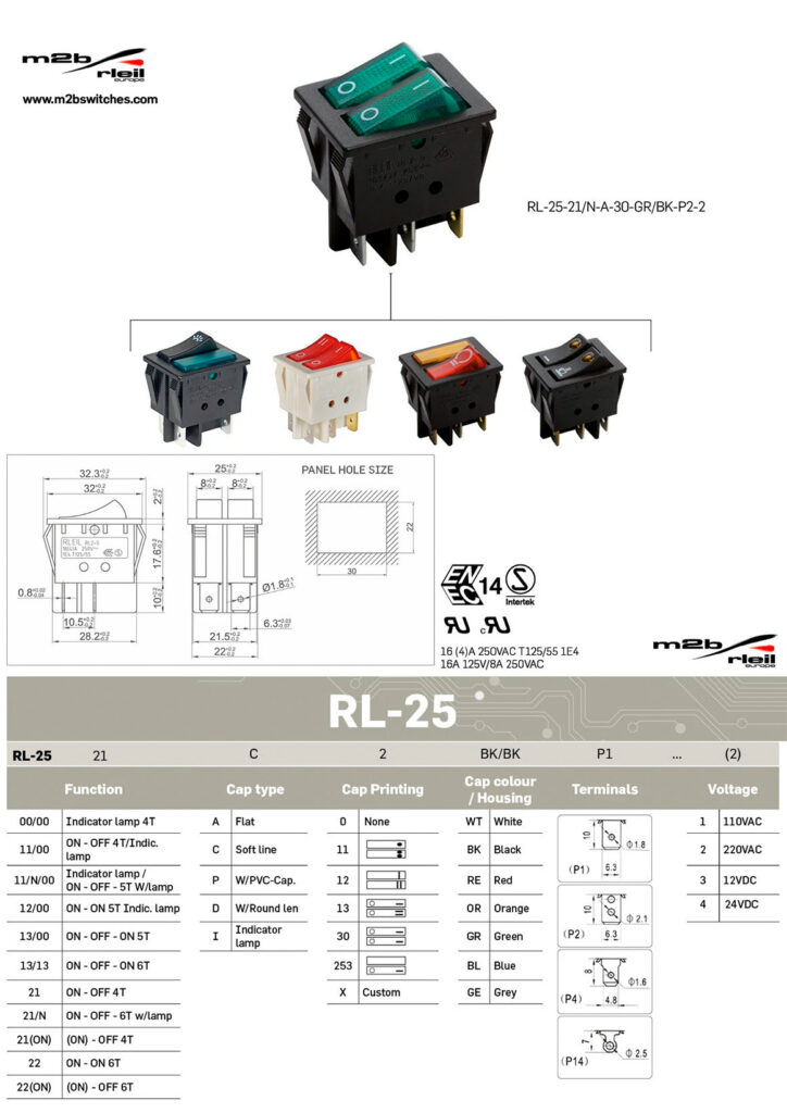 RL-25 Switch - m2b Switches