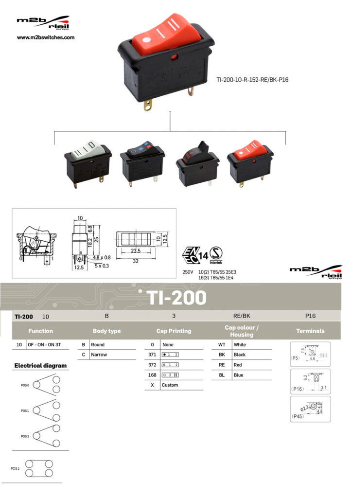 TI-200 Switch - m2b Switches