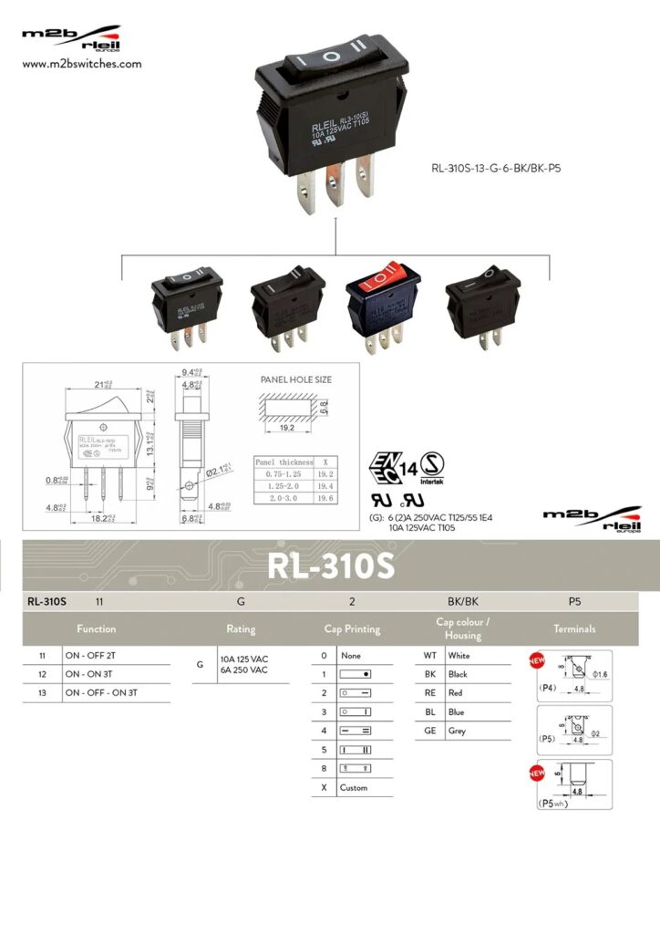 RL-310S Switch - m2b Switches