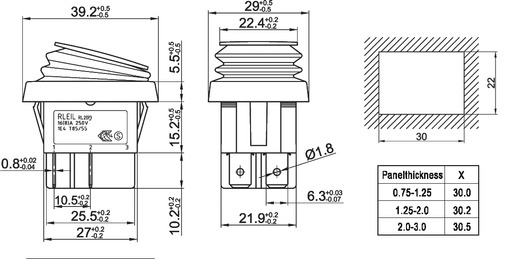 RL-2P Switch - m2b Switches