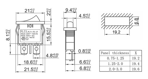 RL-34S Switch - m2b Switches